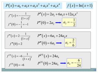 Taylor series in 1 and 2 variable | PPTX
