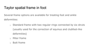 Taylor spatial frame | PPTX