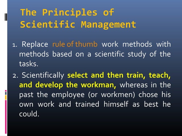 Taylors principles gp | PPT | Business Administration | Business