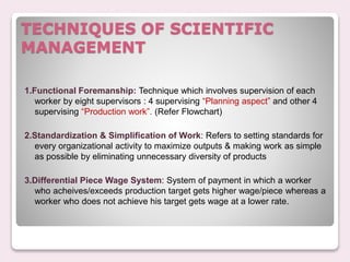 Taylor’s scientific management | PPTX | Science