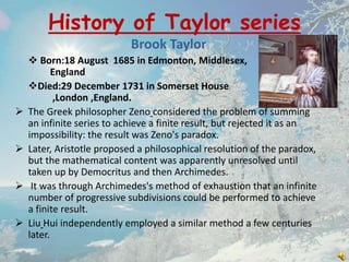 Taylor's series | PPTX