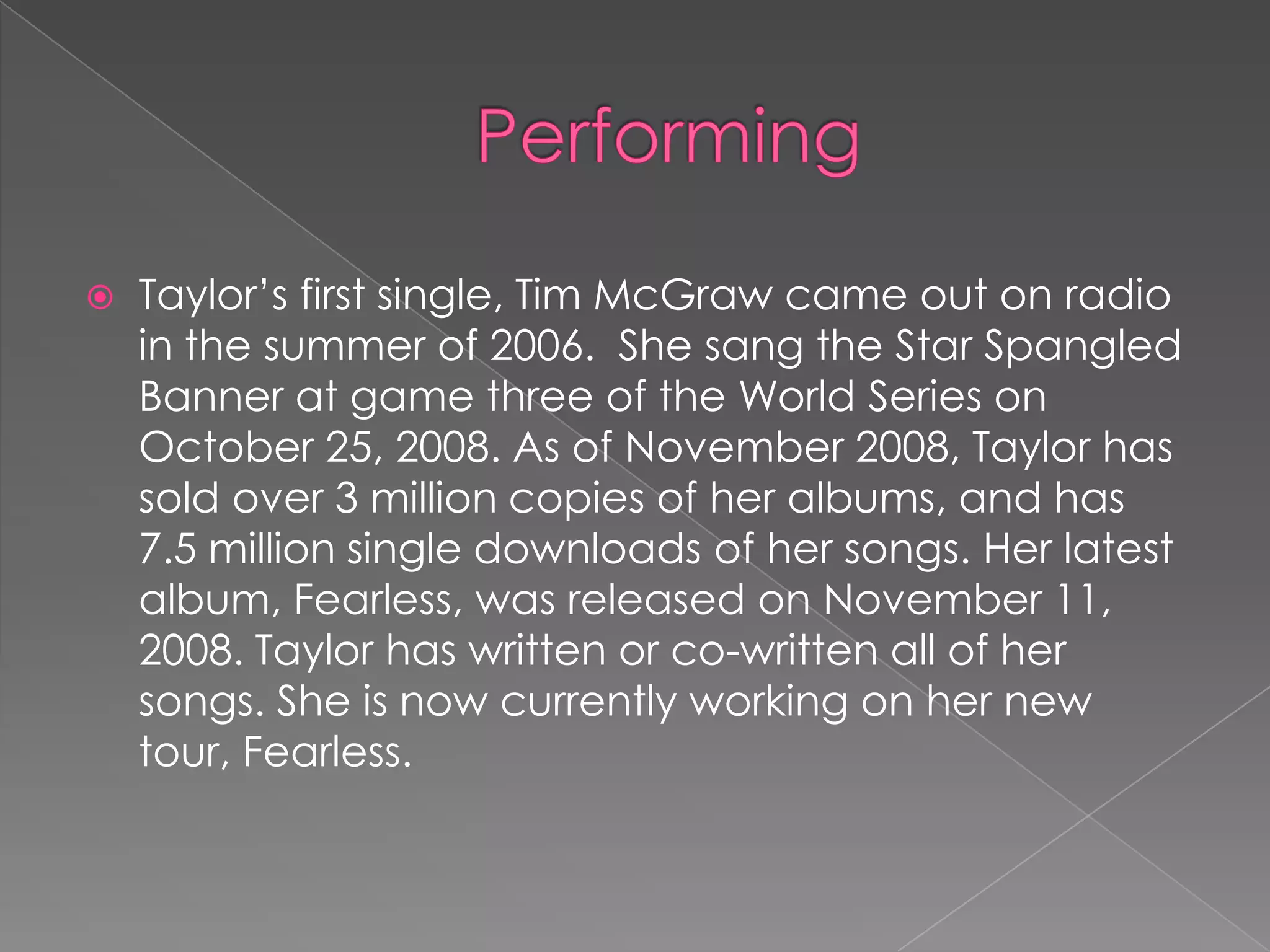 Taylor Swift | PPTX