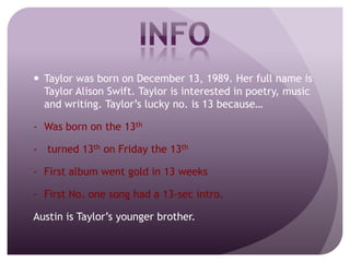 Taylor Swift | PPTX