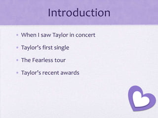 Taylorswift | PPTX