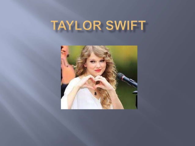 Taylor swift | PPTX