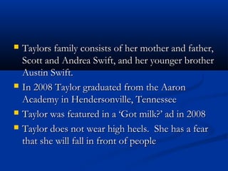 Taylor Swift | PPT
