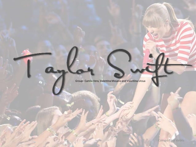 Taylor Swift, presentation. | PPTX | Music | Entertainment