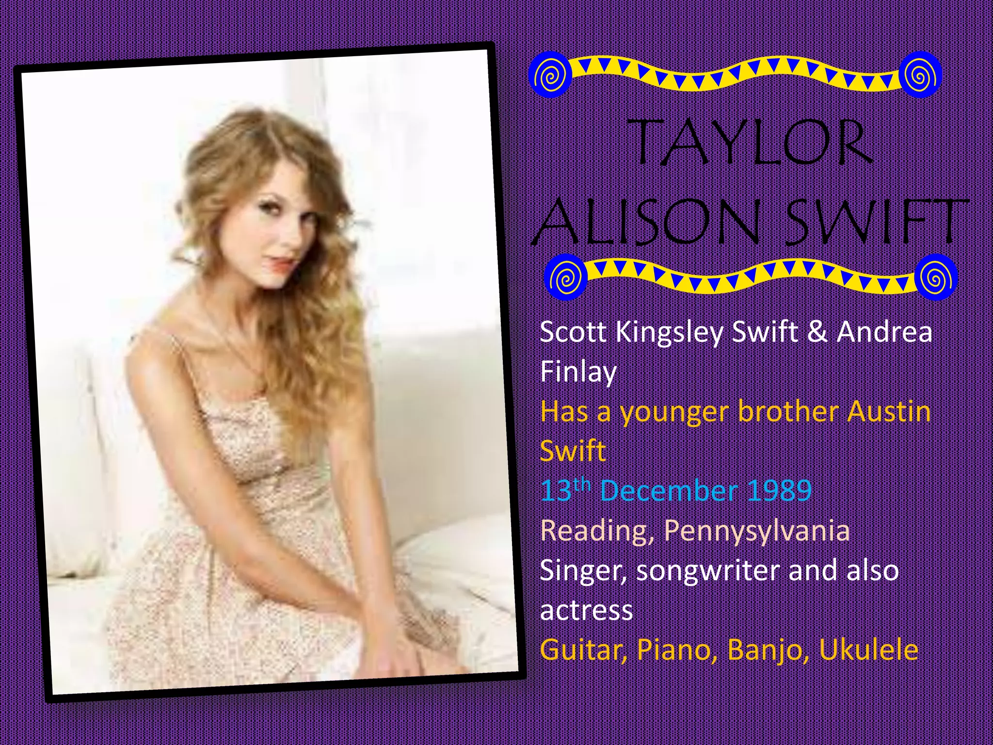 My Favourite Artist | PPTX