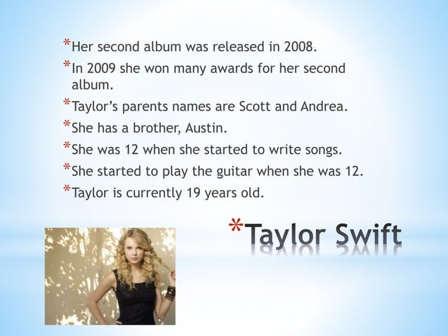 Taylor Swift | PPT