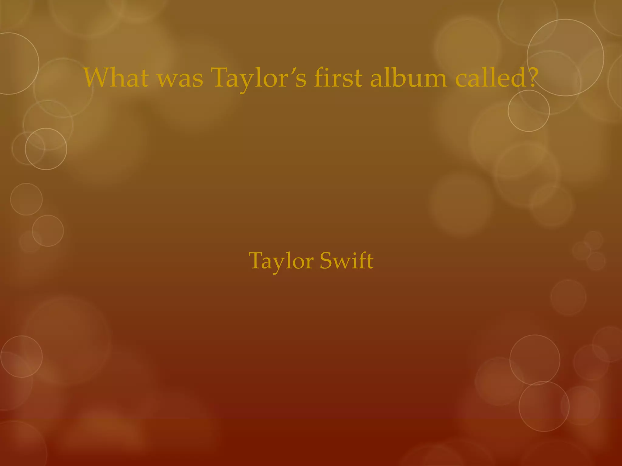 Taylor swift | PPTX | Country Music | Music