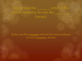 Taylor swift | PPTX | Country Music | Music