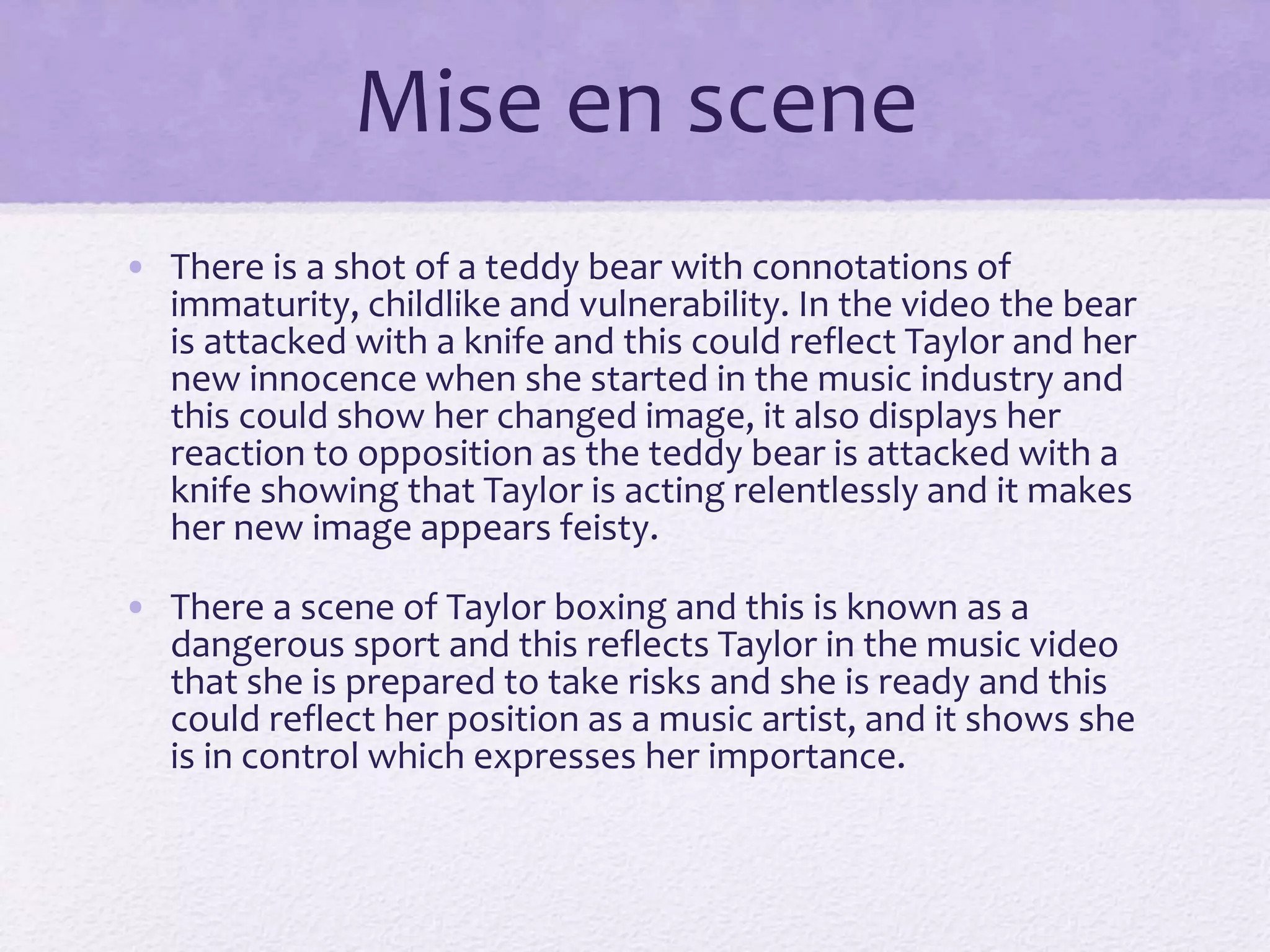 Taylor swift analysis | PPT