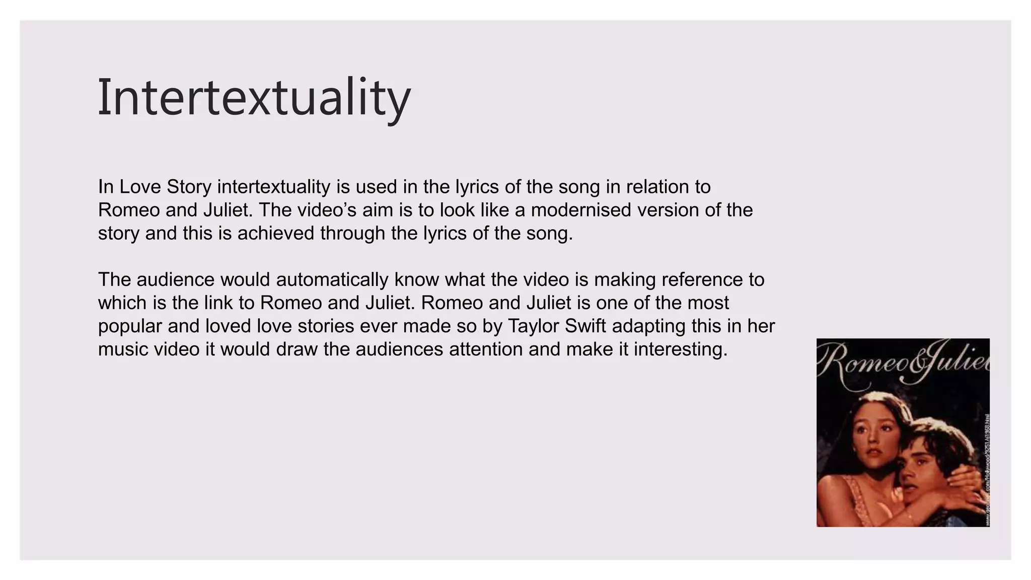 Taylor swift love story | PPTX