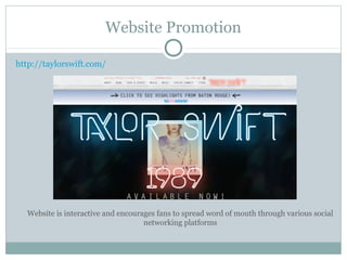 Taylor swift media powerpoint | PPT