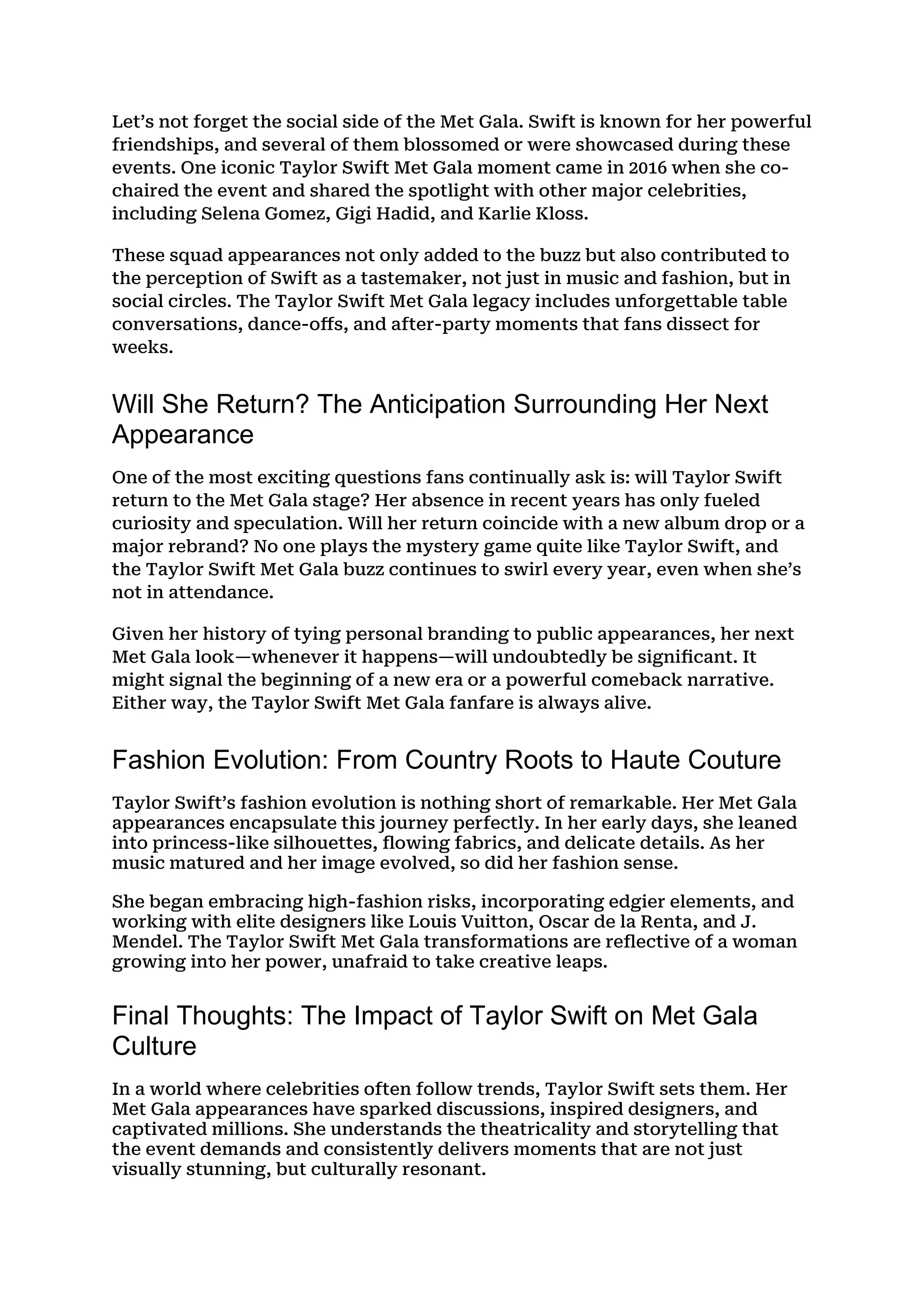 Taylor Swift Met Gala_ A Glamorous Legacy of Style and Sophistication.docx