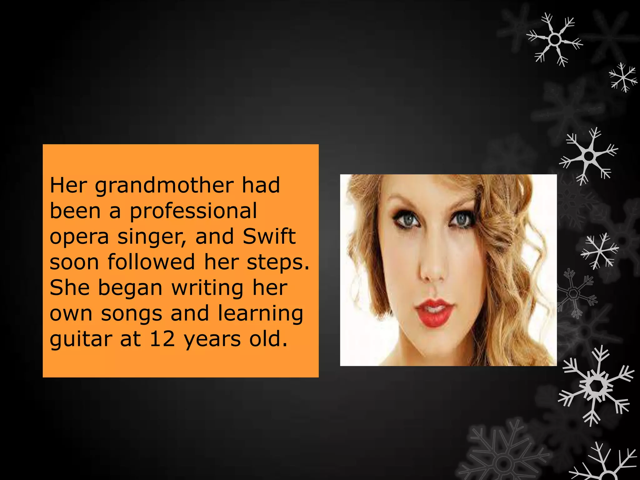Taylor swift presentation | PPTX