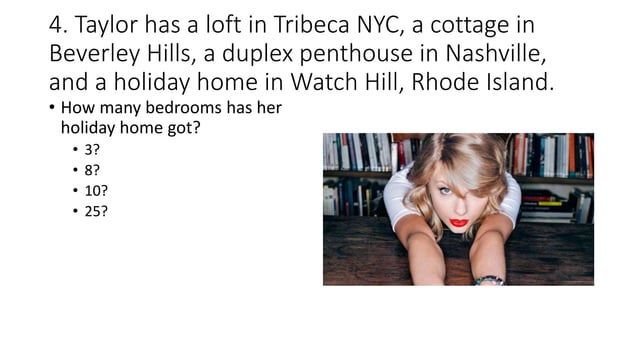 Taylor swift quiz | PPTX