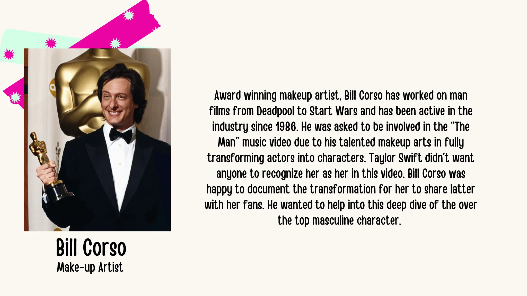 Taylor Swift The Man Music Video Production | PDF