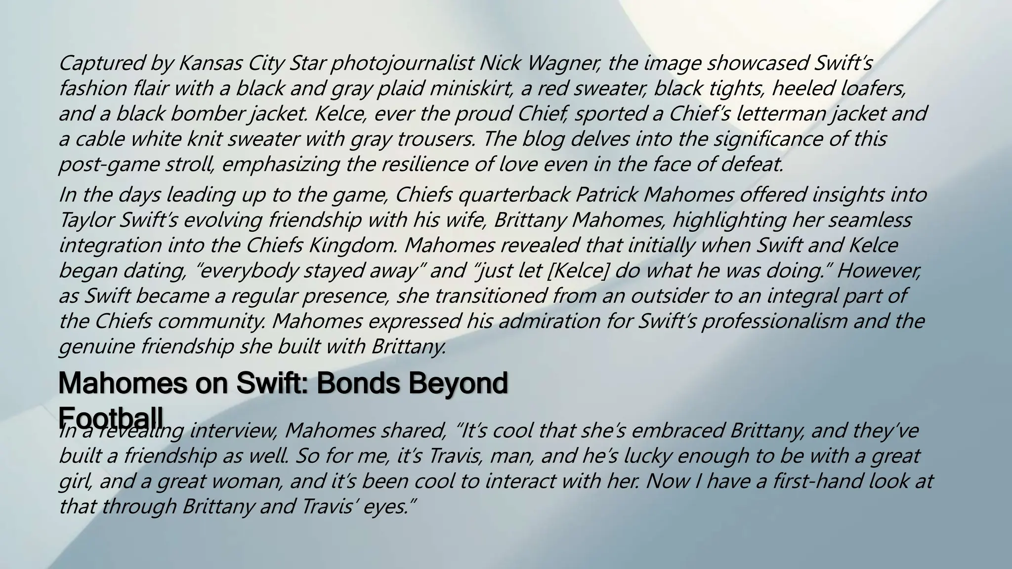 Taylor Swift & Travis Kelce: A Festive Football Fling.pptx