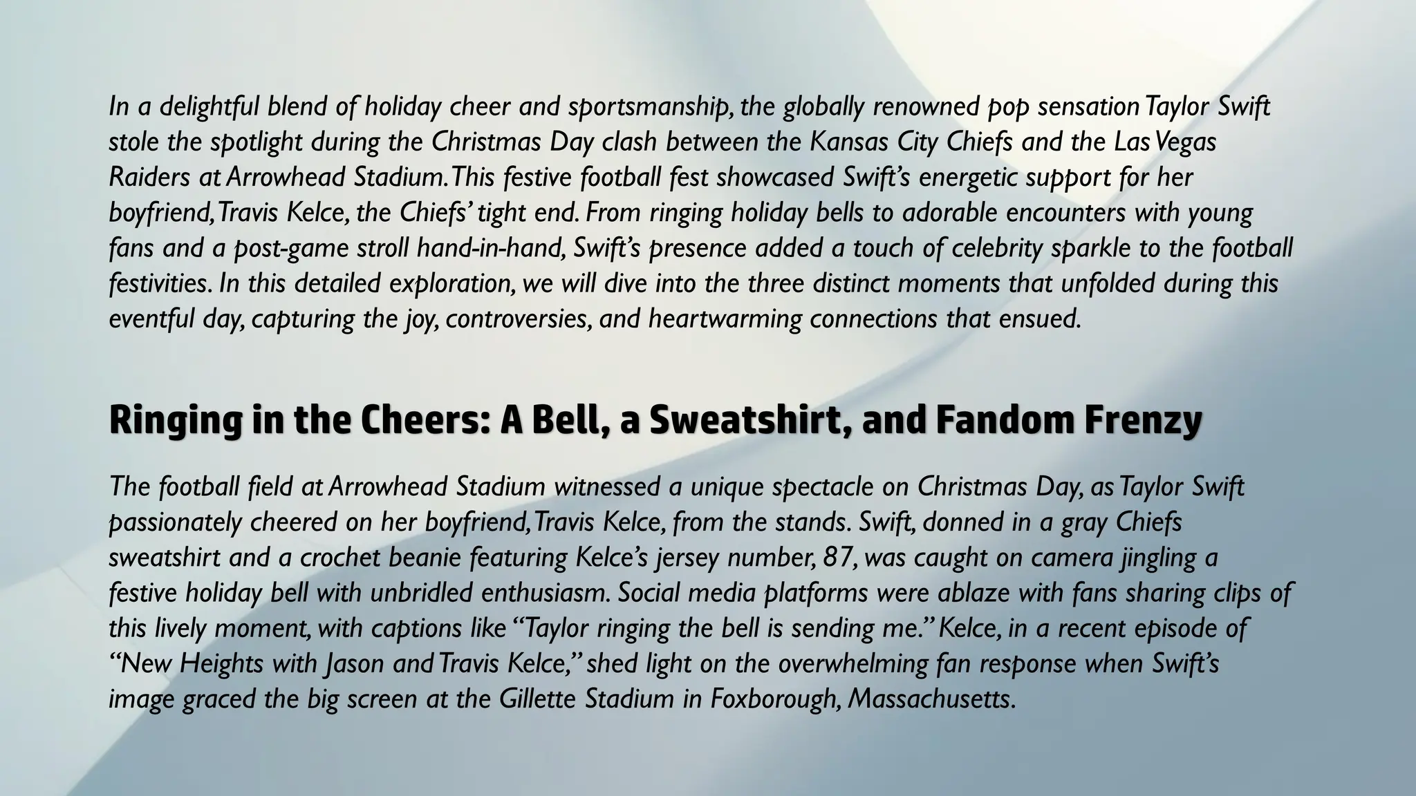 Taylor Swift & Travis Kelce: A Festive Football Fling.pdf