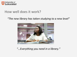 …a beacon for quality design and scholarship… The David Wilson Library ...