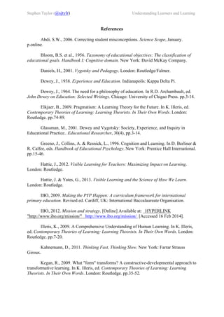 MYP: Mind The Gap [MA Assignment] | PDF