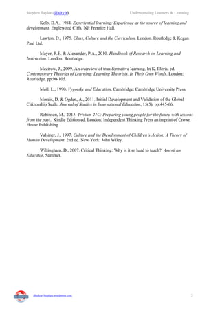 MYP: Mind The Gap [MA Assignment] | PDF