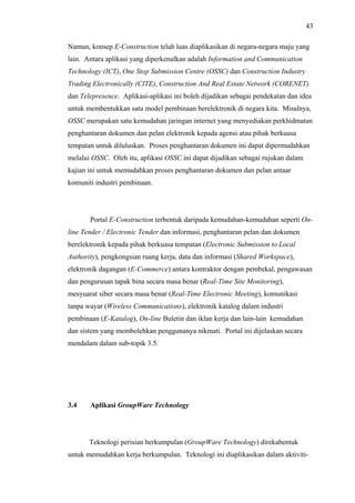 Prinsip-prinsip Asas E-Construction, K-Constructions dan Groupware Technology | PDF