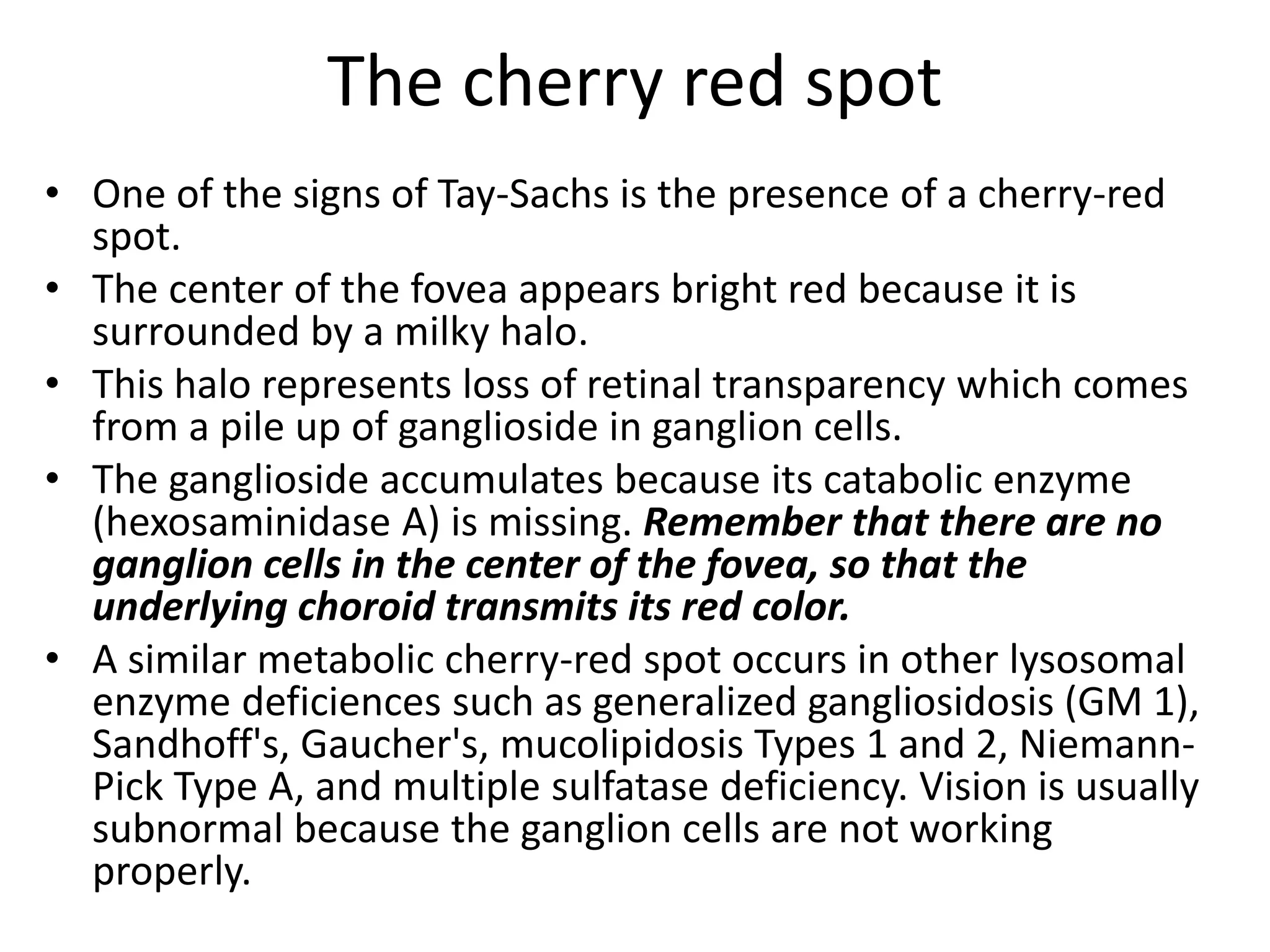 Tay – sachs disease | PPTX