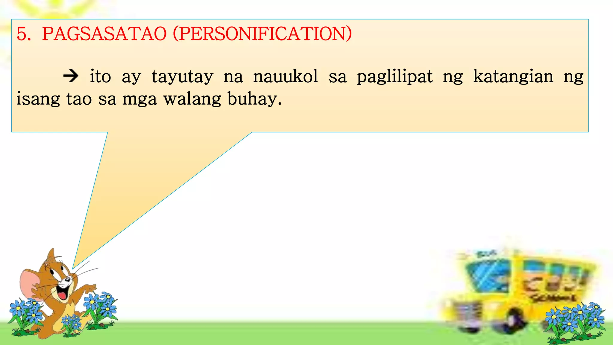 Iba't ibang uri ng mga Tayutay | PPSX