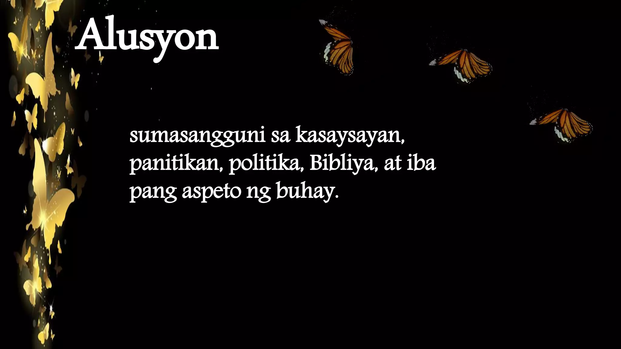 Mga Uri ng Tayutay | PPTX