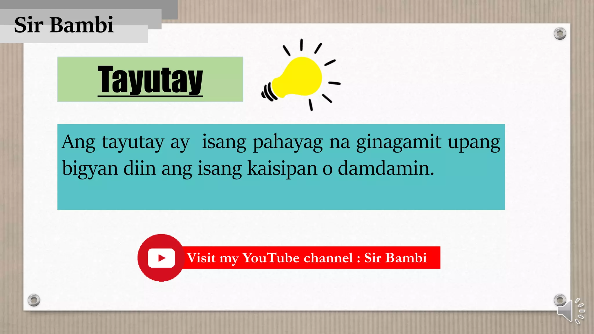 Tayutay (Figures of Speech) | PPTX