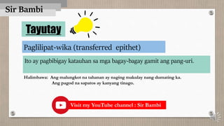 Tayutay (Figures of Speech) | PPTX