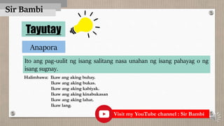 Tayutay (Figures of Speech) | PPTX