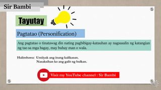 Tayutay (Figures of Speech) | PPTX