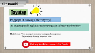 Tayutay (Figures of Speech) | PPTX