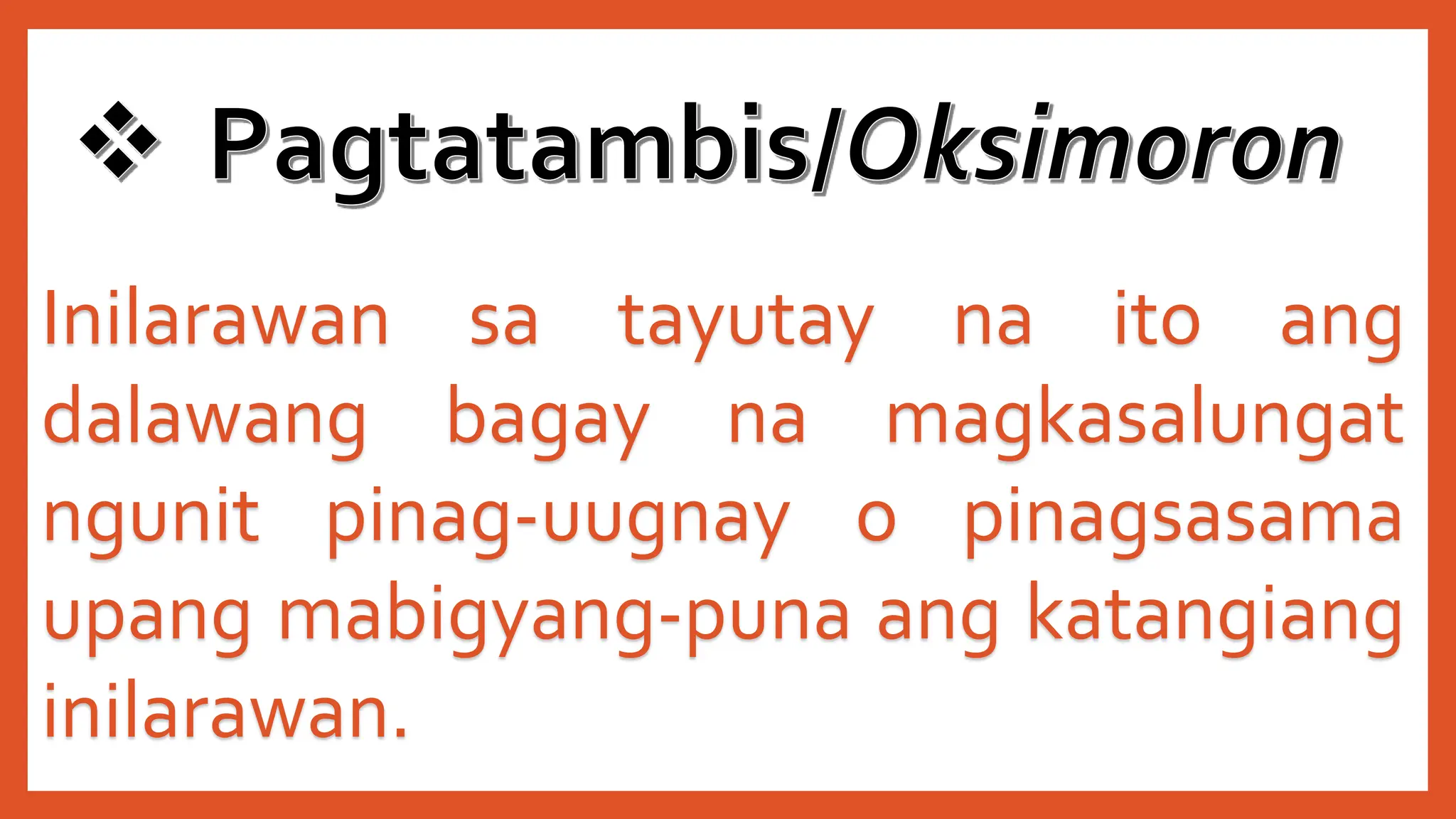 Filipino Tayutay 6. Mga tayutay at mga halimbawa nito. | PPTX