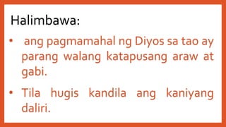 Filipino Tayutay 6. Mga tayutay at mga halimbawa nito. | PPTX