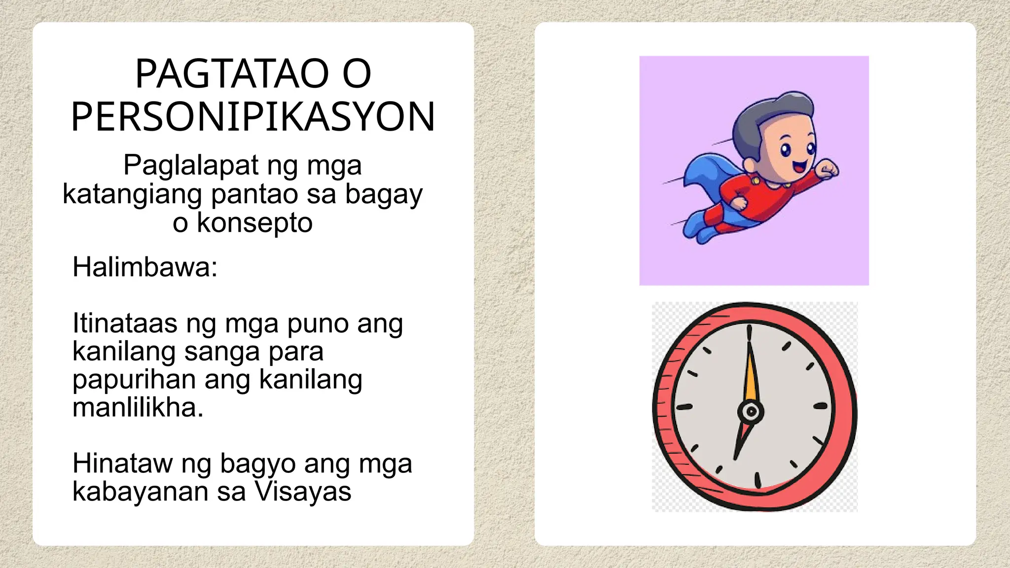 tayutay (SIMILE, METAPOR, PERSONIPIKASYON, PAGMAMALABIS) | PPTX