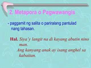 ano ang tayutay, Filipino 8 tayutay.ppt