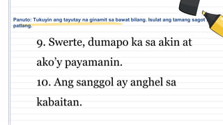Tayutay-Filipino 10 - k to 12 curriculum | PPTX