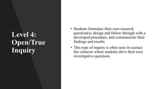 Inquiry method of teaching | PPTX
