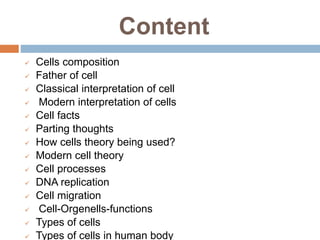 cell theory slides final | PPTX
