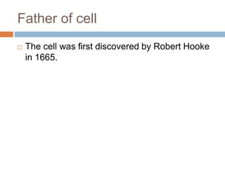 cell theory slides final | PPTX