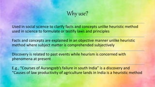 discovery method of teaching | PPTX
