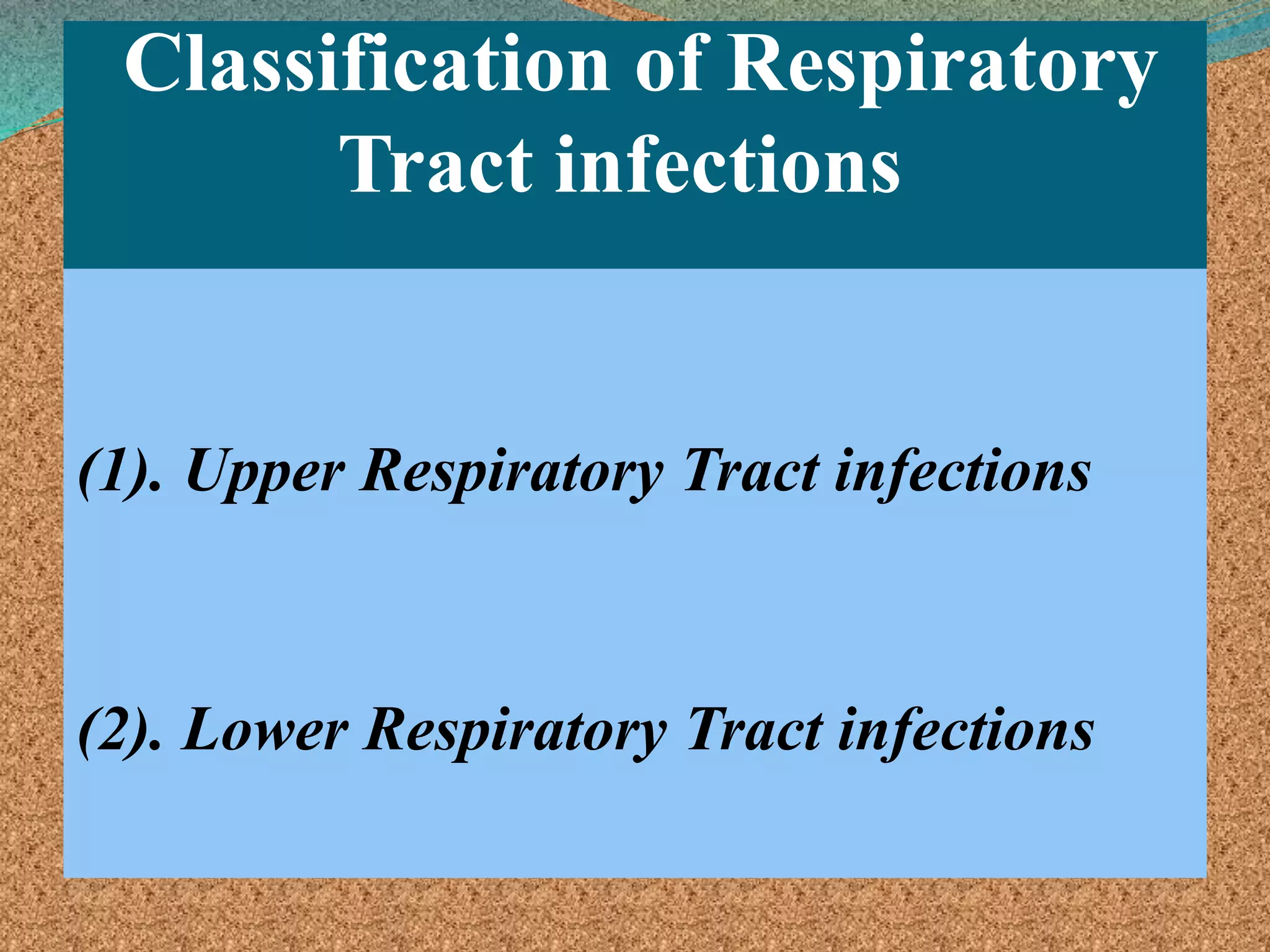 Respiratory Infections | PPTX