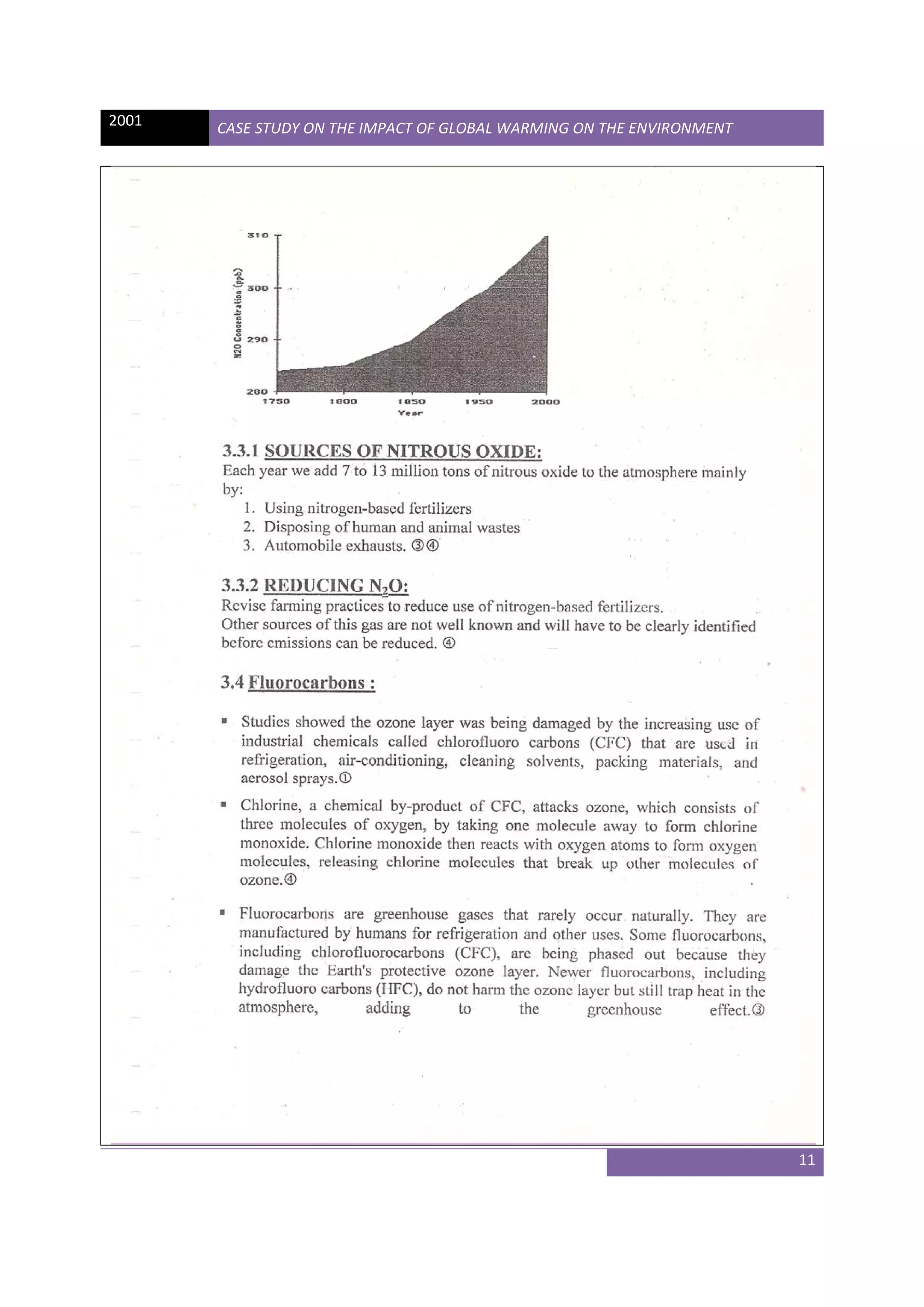 TAZ case study on the impacts of global warming on the environment http ...