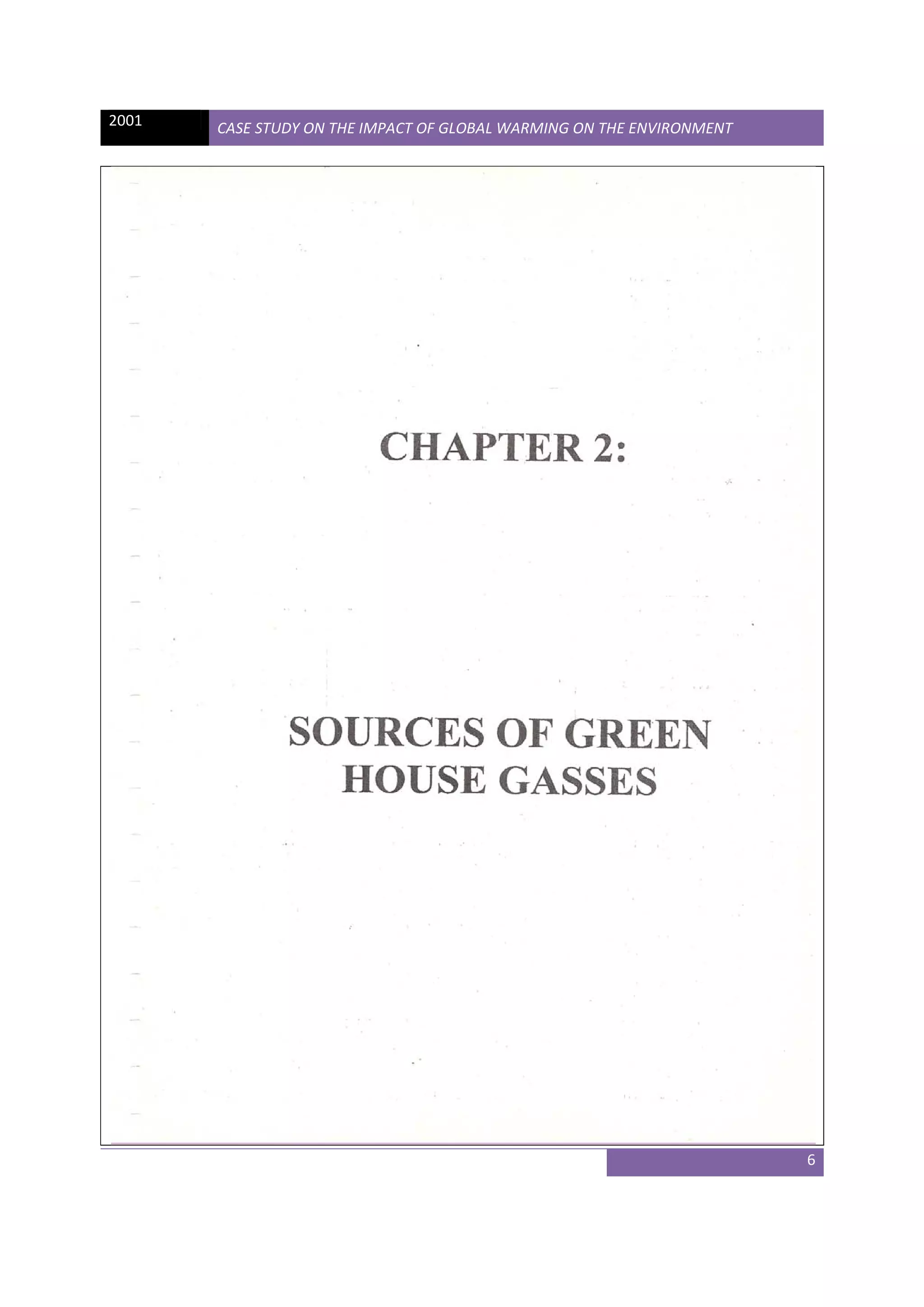 TAZ case study on the impacts of global warming on the environment http ...