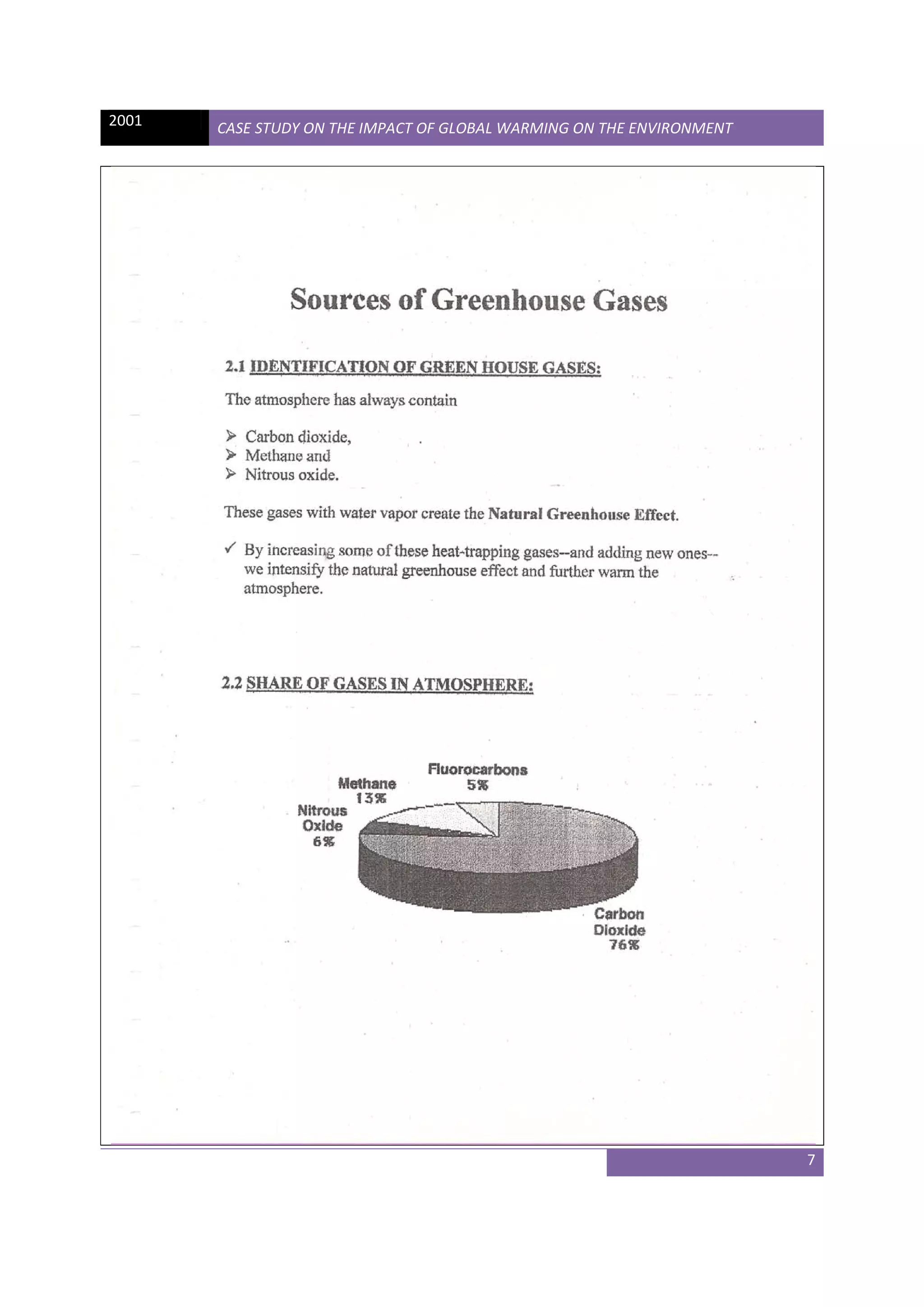 TAZ case study on the impacts of global warming on the environment http ...