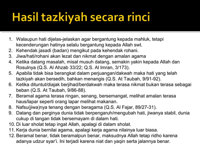 Tazkiyatun nafs | PPT